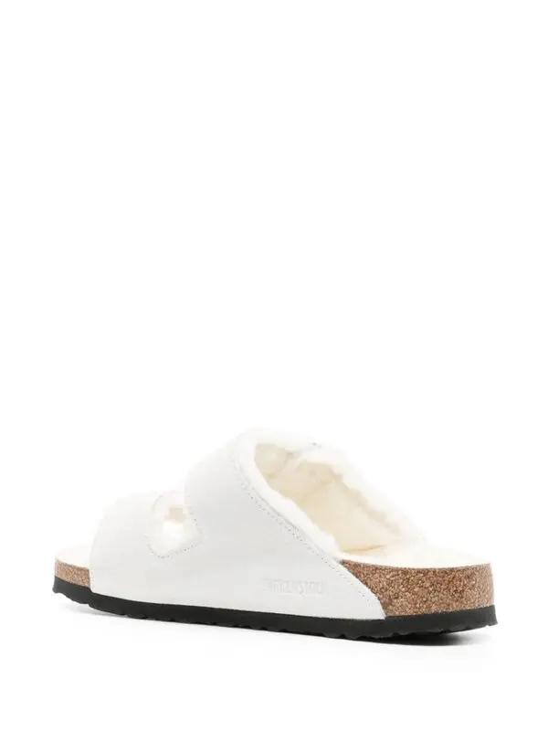 BIRKENSTOCK Arizona Shearling-lined Leather Sandals