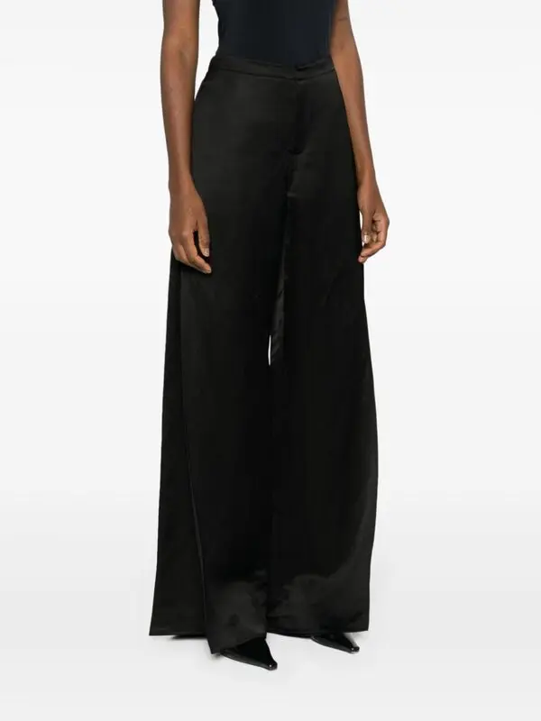 Ralph Lauren Satin Wide-leg Trousers