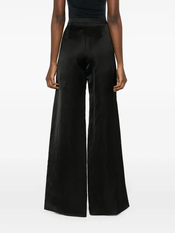 Ralph Lauren Satin Wide-leg Trousers