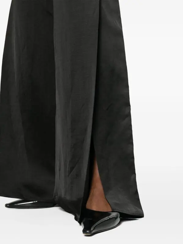 Ralph Lauren Satin Wide-leg Trousers
