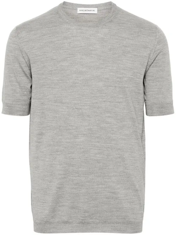GOES BOTANICAL Mélange Merino Wool Top - Grey