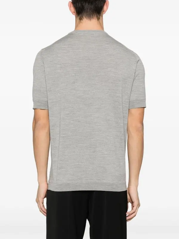 GOES BOTANICAL Mélange Merino Wool Top - Grey