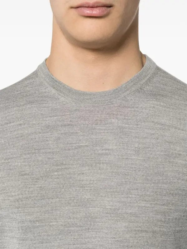 GOES BOTANICAL Mélange Merino Wool Top - Grey