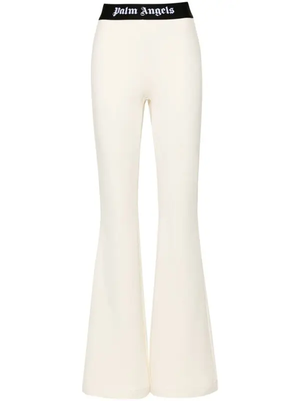 Palm Angels Logo-tape Flared Track Pants