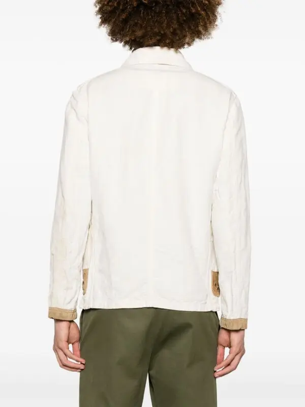 FAY 4 Gancini Cotton Jacket - Neutrals