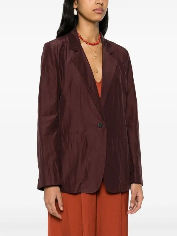 FORTE_FORTE Single-breasted Blazer - Brown