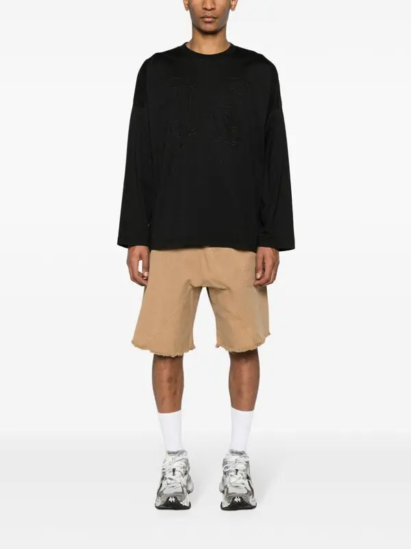 Palm Angels Monogram-embroidered Cotton T-shirt
