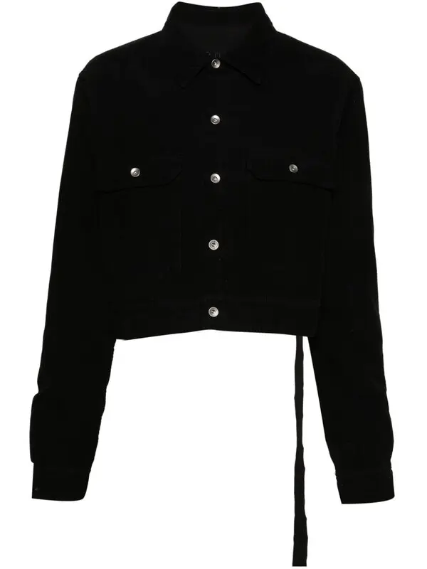Rick Owens Corduroy Shirt Jacket - Black
