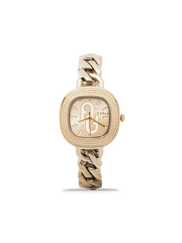 Furla Arch-motif 30mm Watch - Gold