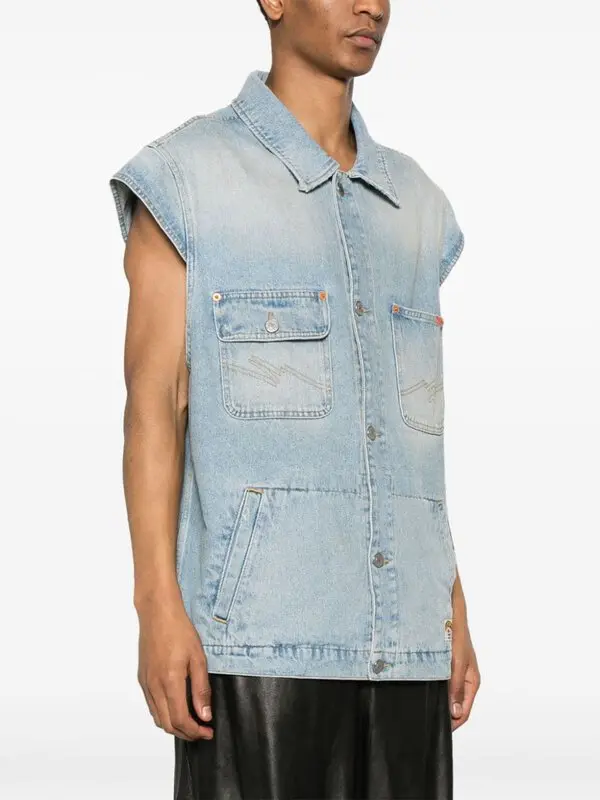 Martine Rose Blewas Denim Gilet