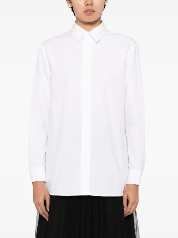 Red Valentino Tie-back Cotton Shirt