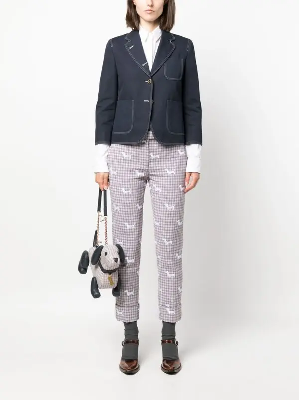 Thom Browne Sack-patch Cropped Jacket