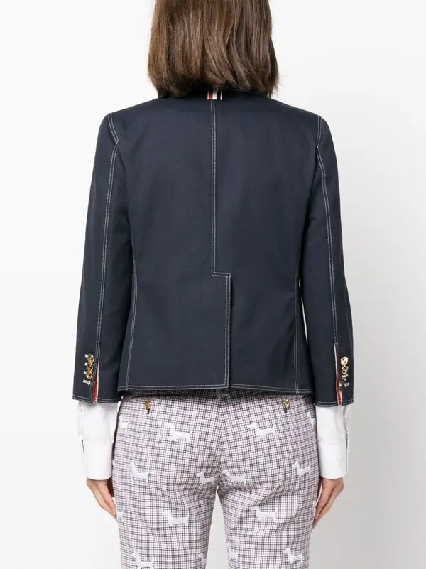 Thom Browne Sack-patch Cropped Jacket