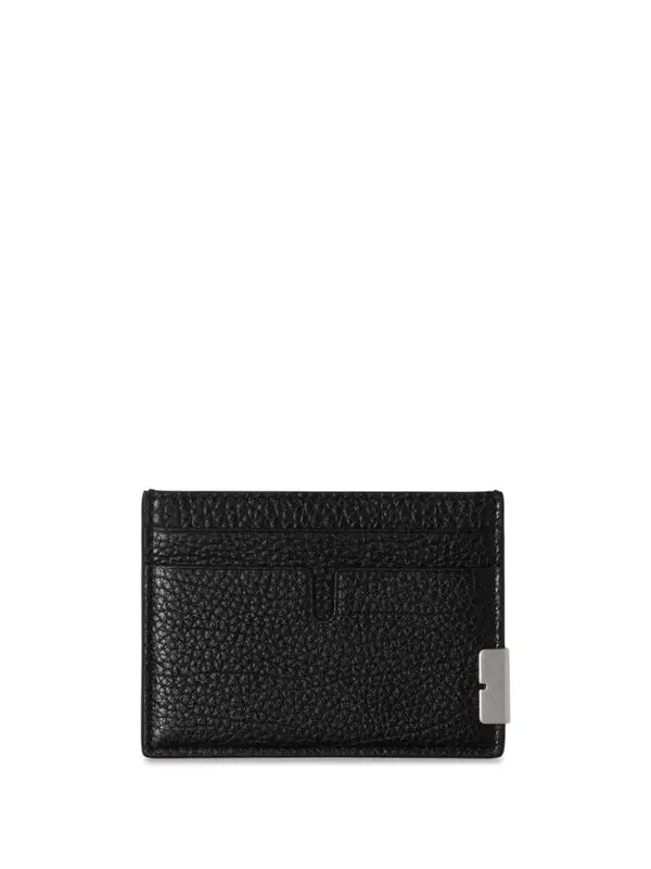 Burberry B-cut Lambskin Cardholder - Black