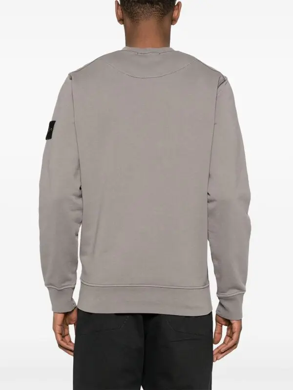 Stone Island Cotton Compass Sweatshirt - Grey