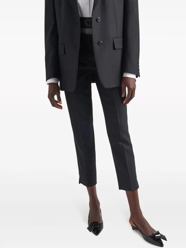 Prada Layered Tailored Trousers