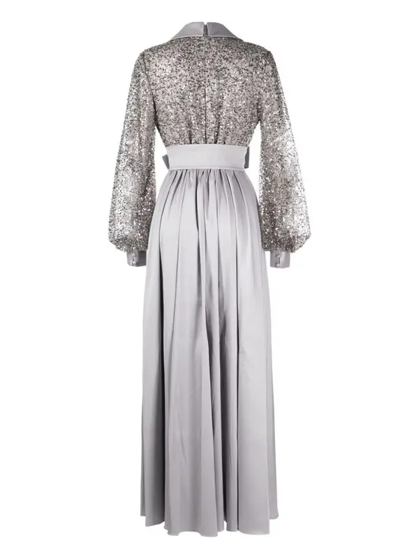 knee length dresses for ladies Isabel Lace Trim Maxi Slip Dress by Jewel Badgley Mishcka  Badgley Mischka