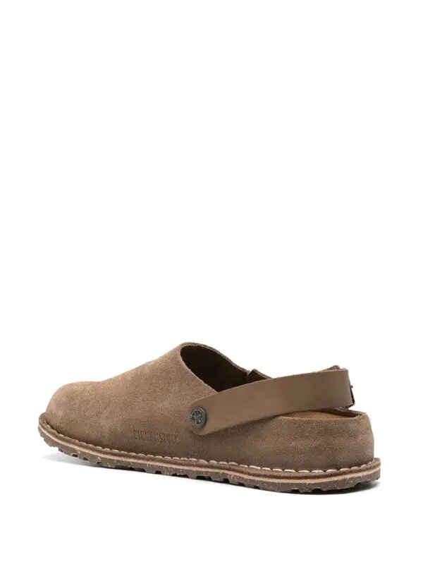 BIRKENSTOCK Lutry Suede Clogs - Neutrals