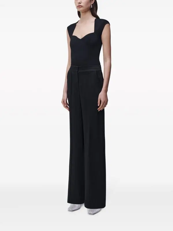 Simkhai Kyra High-waisted Crepe Trousers - Black