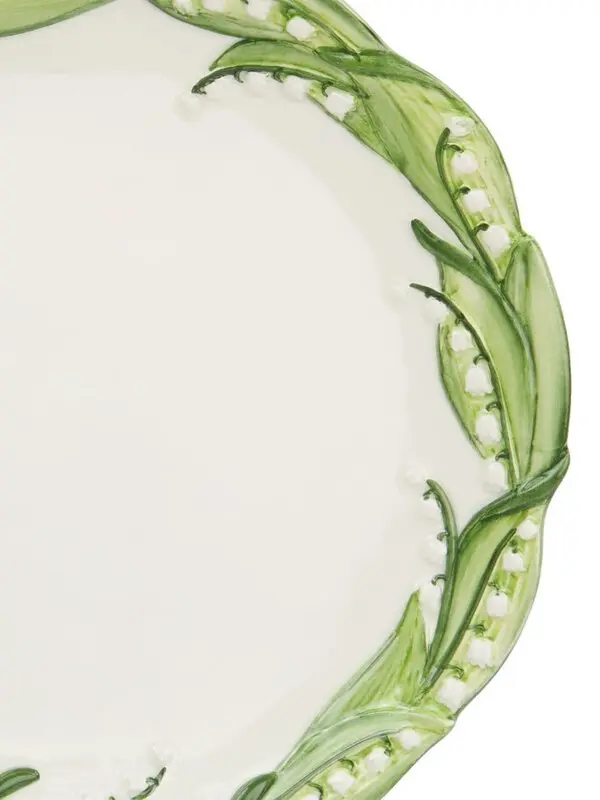 LES-OTTOMANS Lily Of The Valley Dinner Plate