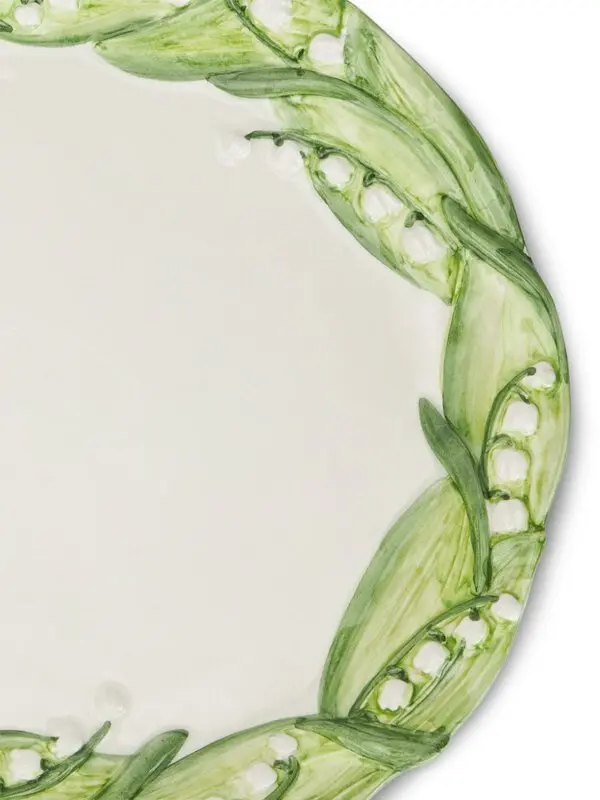 LES-OTTOMANS Lily Of The Valley Dessert Plate