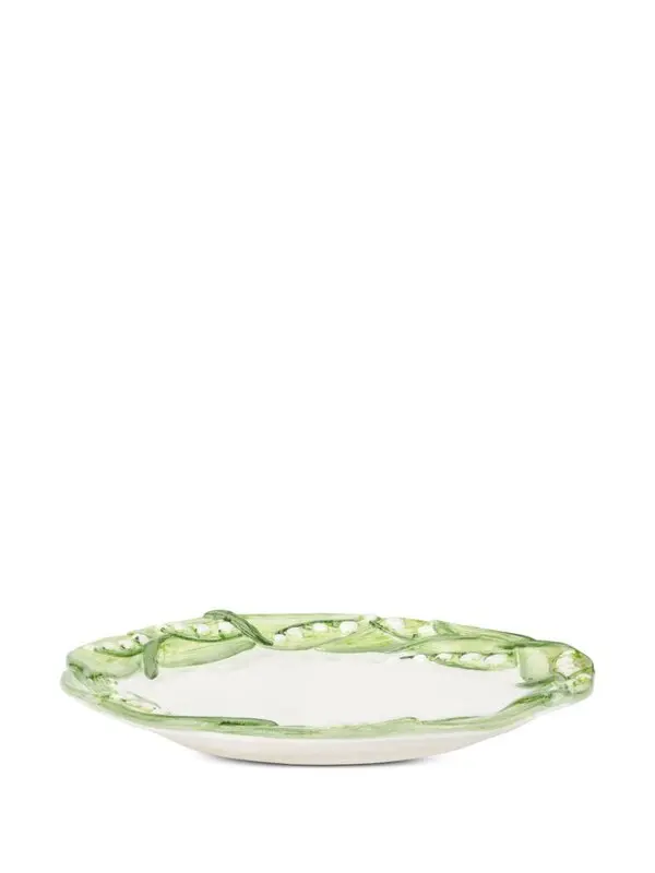 LES-OTTOMANS Lily Of The Valley Dessert Plate