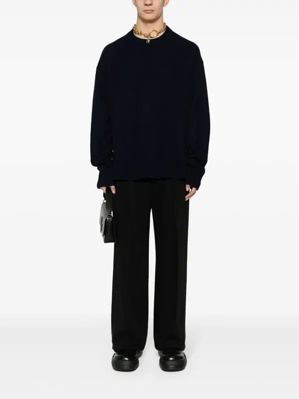 JIL SANDER Side-slit Wool Jumper