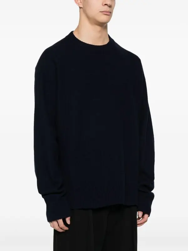 JIL SANDER Side-slit Wool Jumper