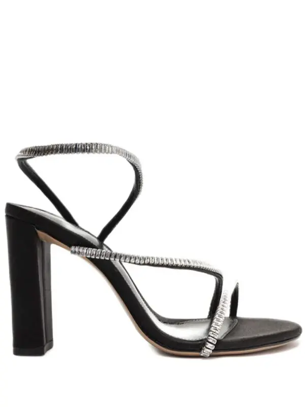 ALEXANDRE BIRMAN Polly Zircone 85 Leather Sandals