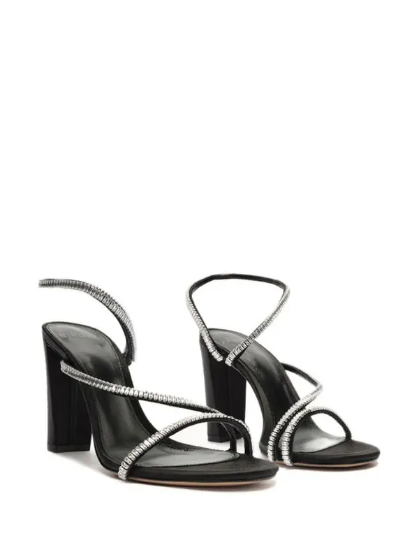 ALEXANDRE BIRMAN Polly Zircone 85 Leather Sandals