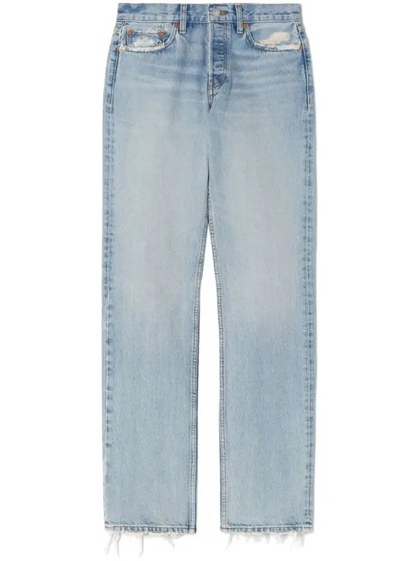RE/DONE Straight-leg Jeans - Blue