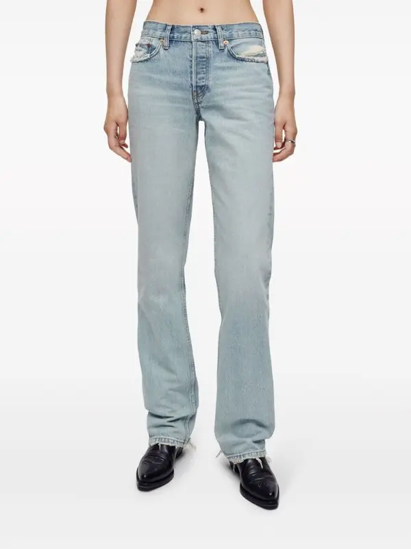 RE/DONE Straight-leg Jeans - Blue