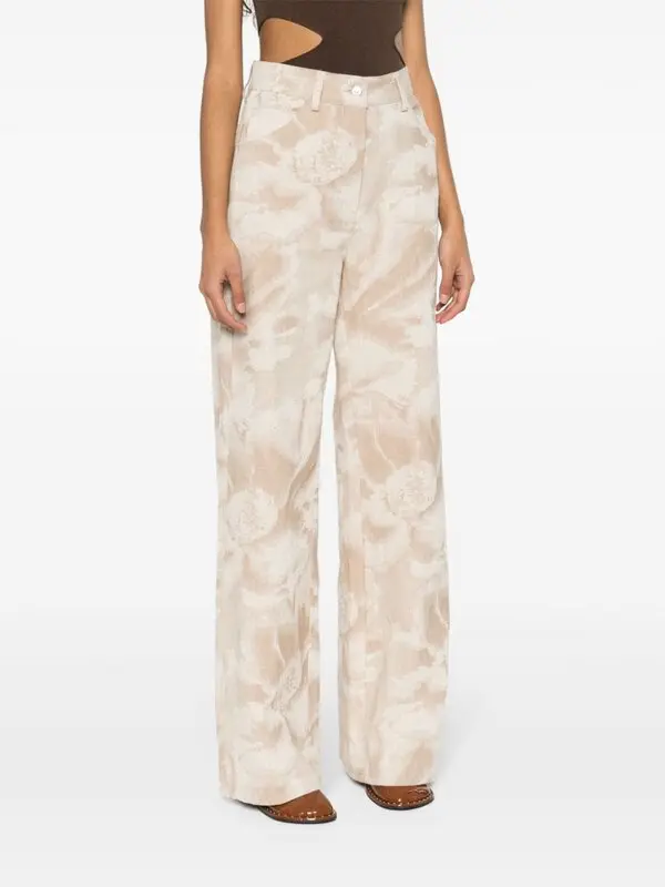 MSGM High-waist Straight-leg Jeans