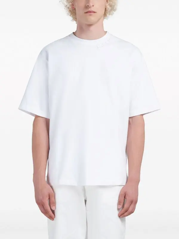 Marni Logo-patch Cotton T-shirt - White