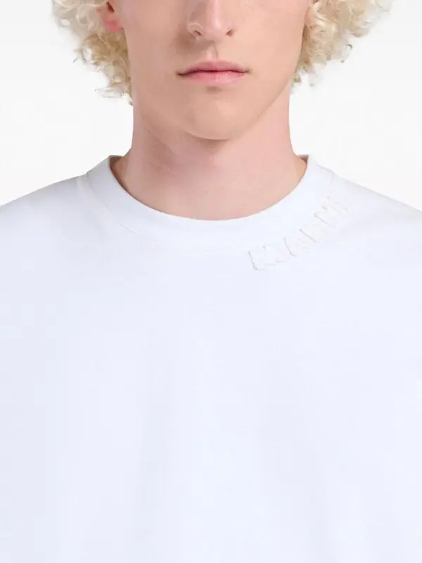 Marni Logo-patch Cotton T-shirt - White
