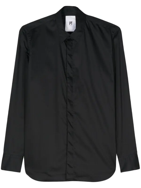 PT TORINO Cotton Satin Shirt