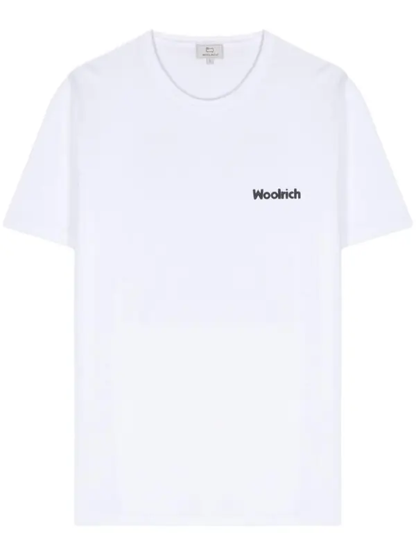 Woolrich Logo-rubberised Cotton T-shirt