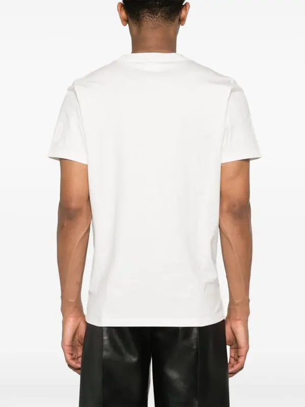 COURREGES Logo-print Cotton T-shirt