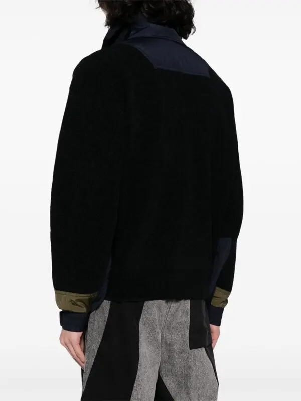 CROQUIS Contrast-panel Knit Jumper