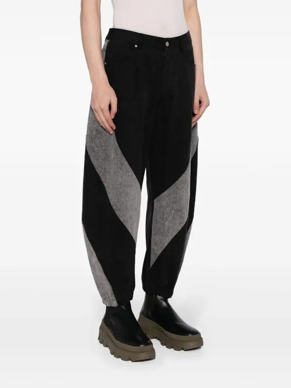 CROQUIS Two-tone Baggy Jeans