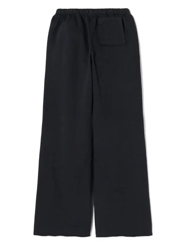 RE/DONE Hanes Organic Cotton Fleece Track Pants - Black