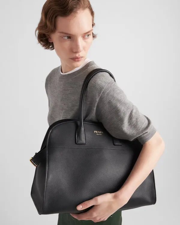 Prada Leather Tote Bag