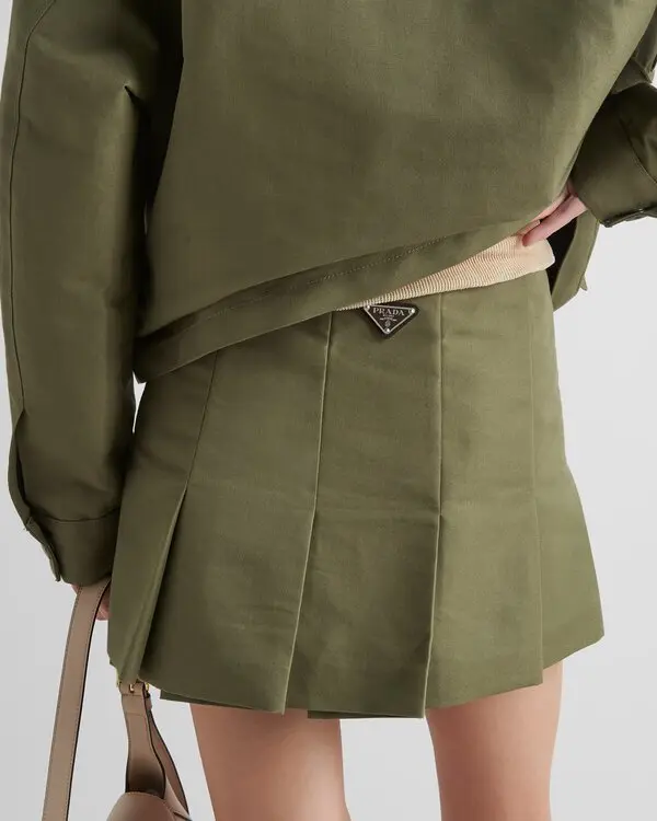 Prada Technical Canvas Miniskirt