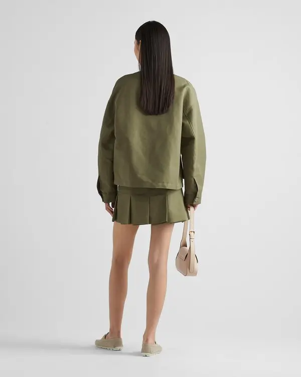 Prada Technical Canvas Miniskirt
