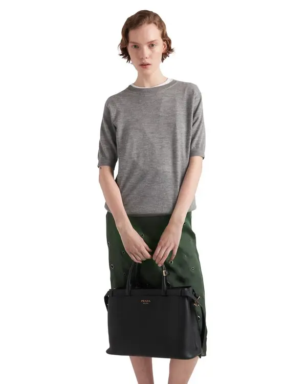 Prada Cashmere Crew-neck Sweater - Grey