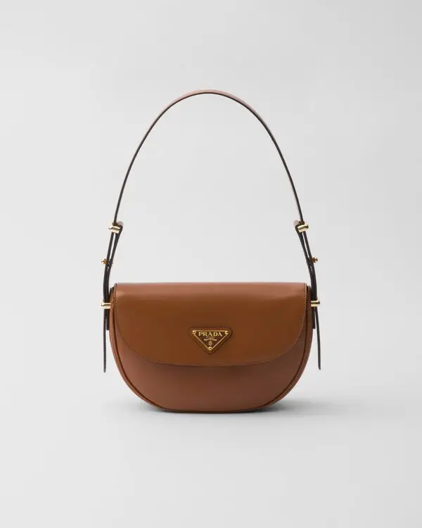 Prada Arqué Leather Shoulder Bag