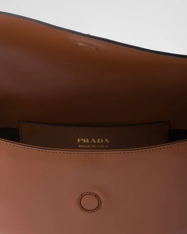 Prada Arqué Leather Shoulder Bag