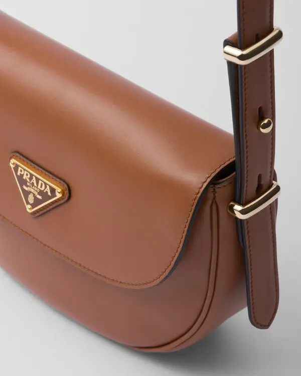 Prada Arqué Leather Shoulder Bag