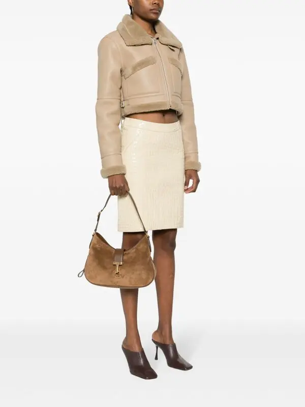 TOM FORD Monarch Medium Shoulder Bag - Brown