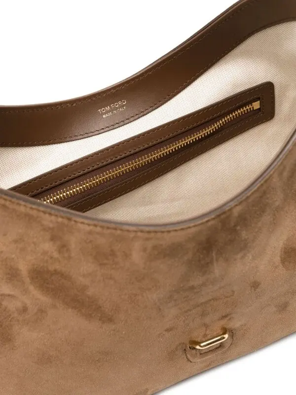 TOM FORD Monarch Medium Shoulder Bag - Brown